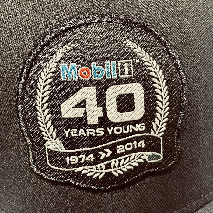 Custom 40 Years Young Mobil 1 Cap Hat Black 1974 To 2014 Robertson ...