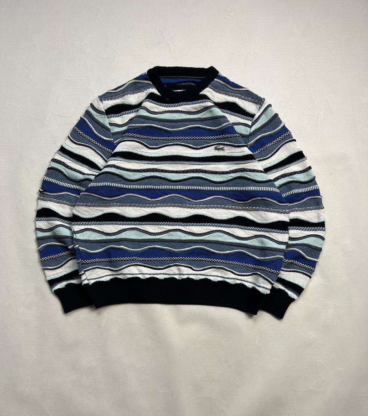 Lacoste Sweater Lacoste patterns vintage cotton coogi vibe rare | Grailed