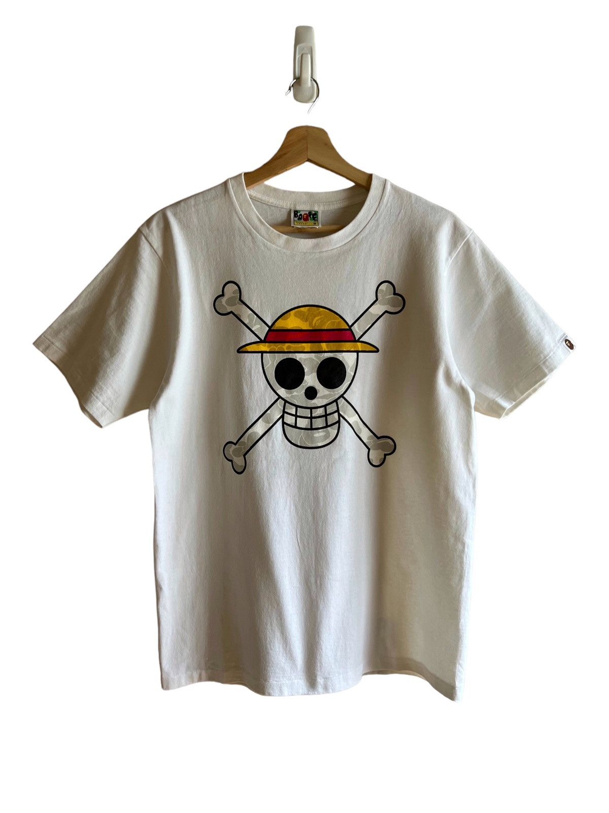 Bape × One Piece Bape x One Piece Jolly Roger Tee | Grailed