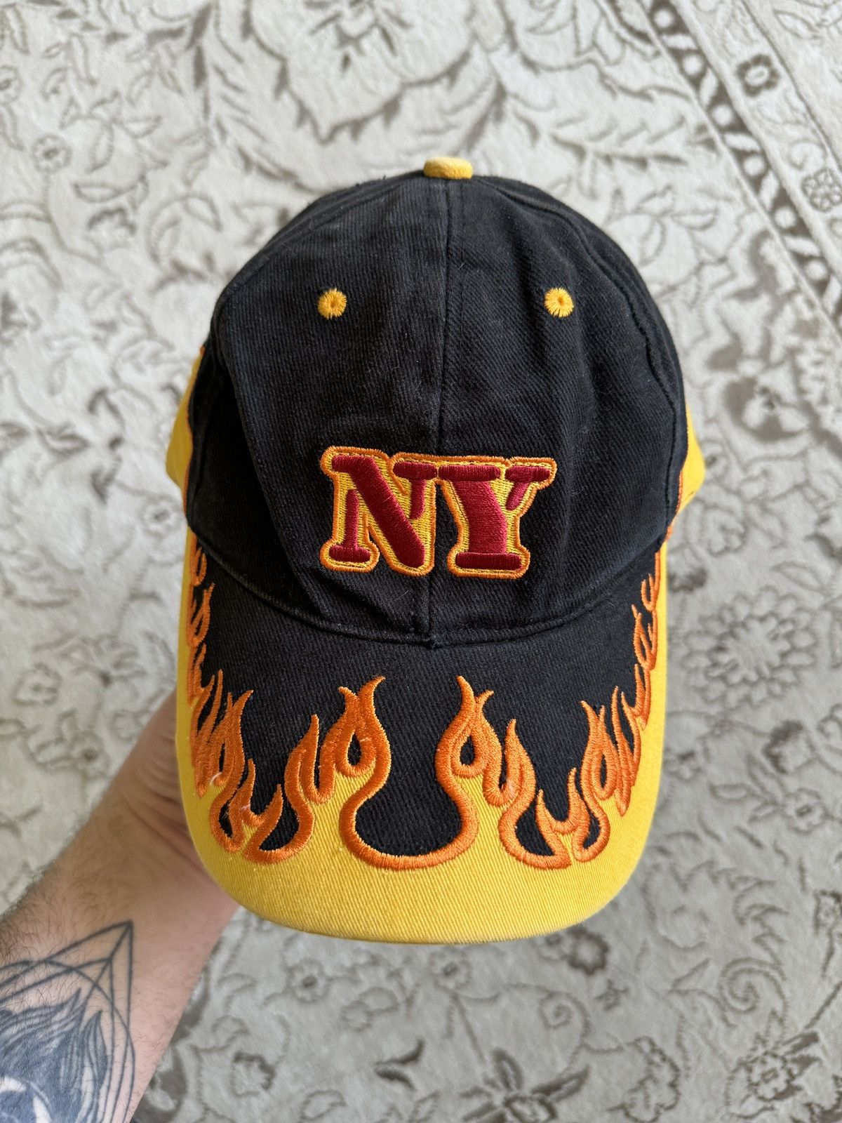 Vintage Vintage New York NY Flames Cap Y2K | Grailed