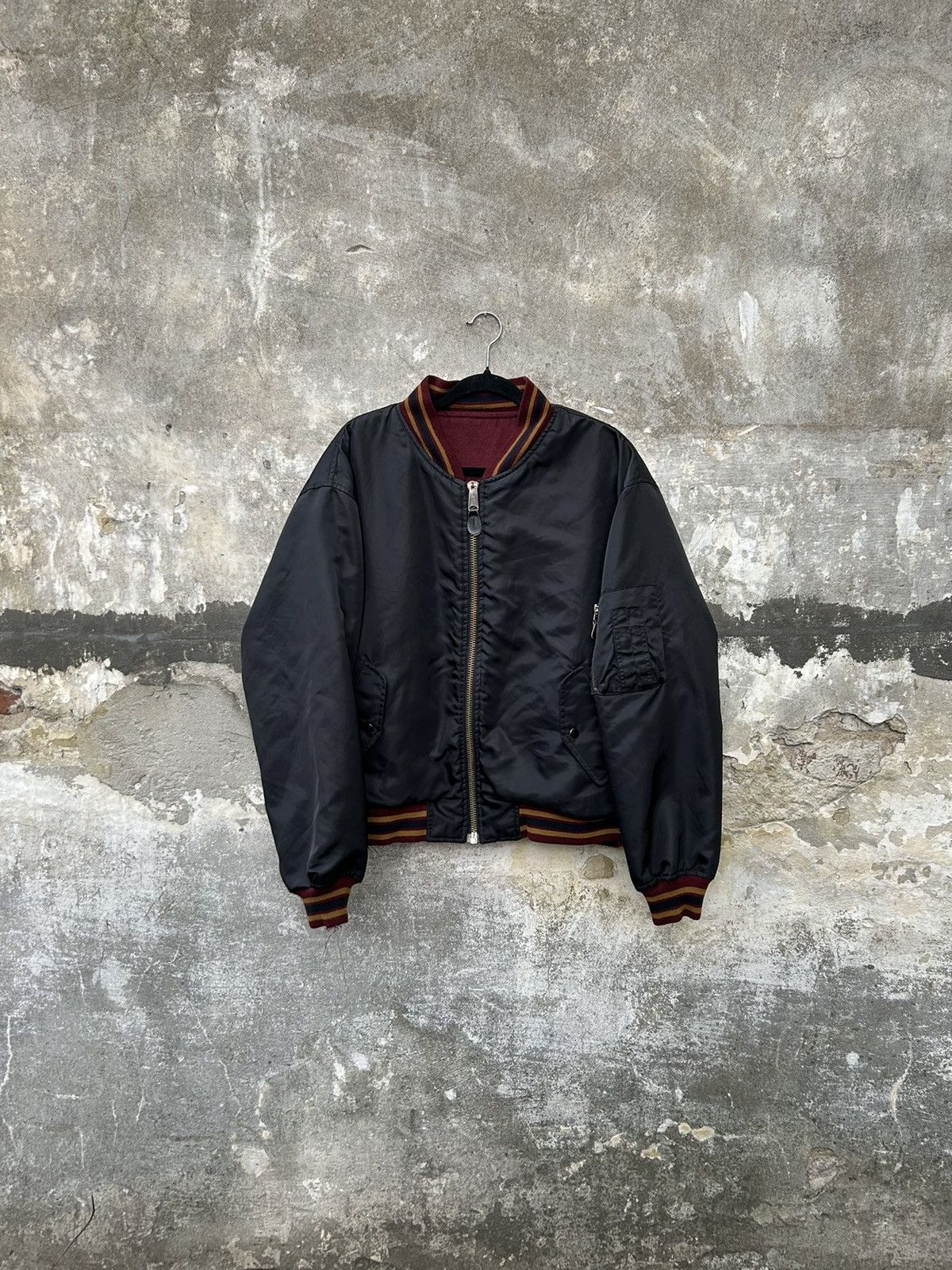 Vintage Rare 💥 Vintage Alpha Industries double sides MA-1 Bomber | Grailed