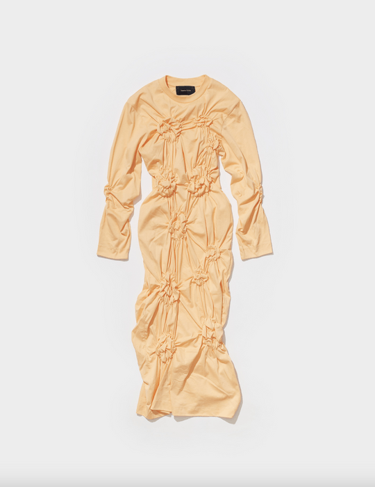 Simone Rocha Simone Rocha Long Sleeve Multi Ruched Flower Dress | Grailed