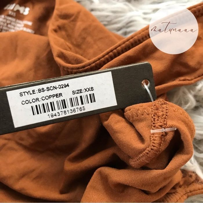SKIMS Skims Fits Everybody Square Neck in Copper XXS | Grailed