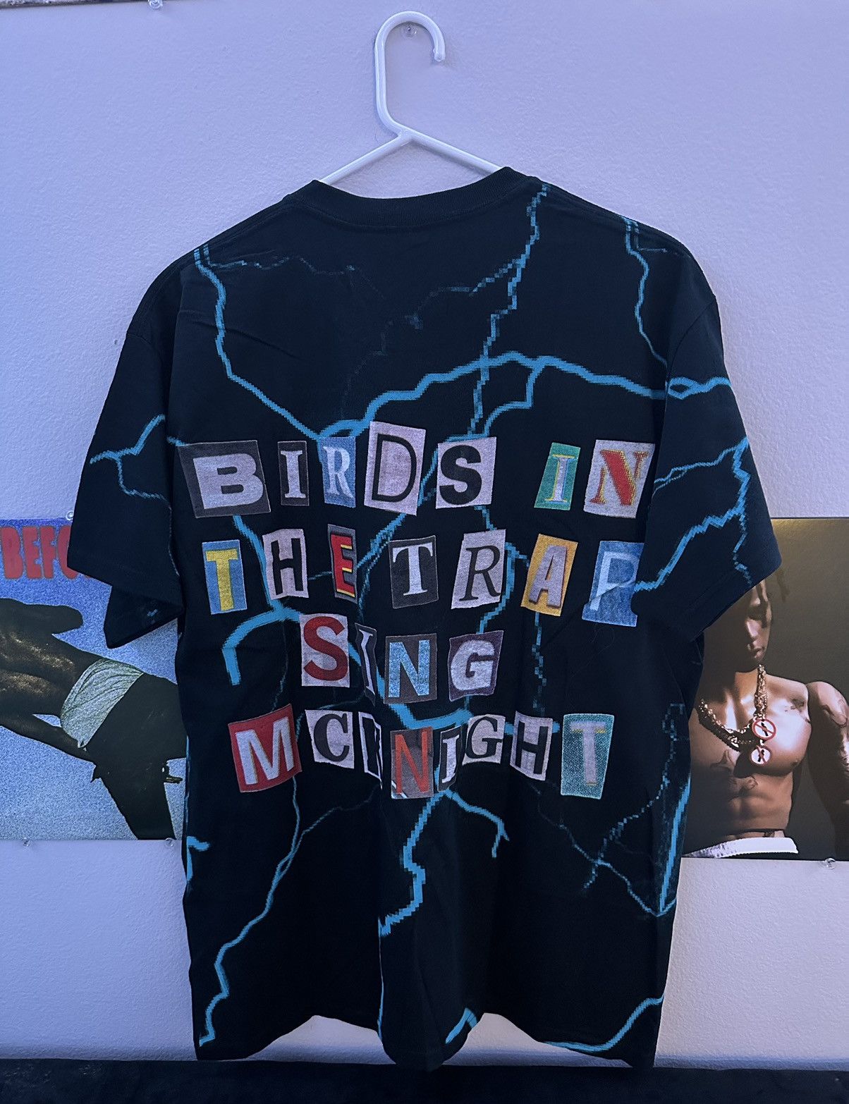 Travis Scott Birds in the Trap Lightning Tee | Grailed
