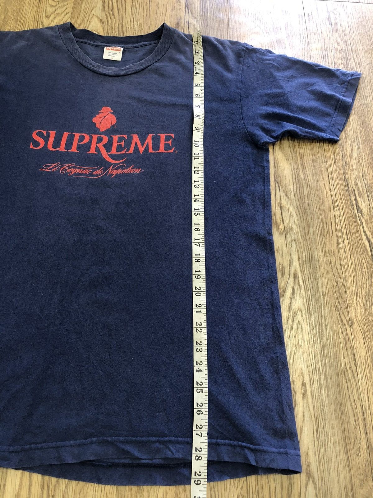 Supreme × Vintage Supreme Le cognac De Napoleon sun faded Tshirt | Grailed