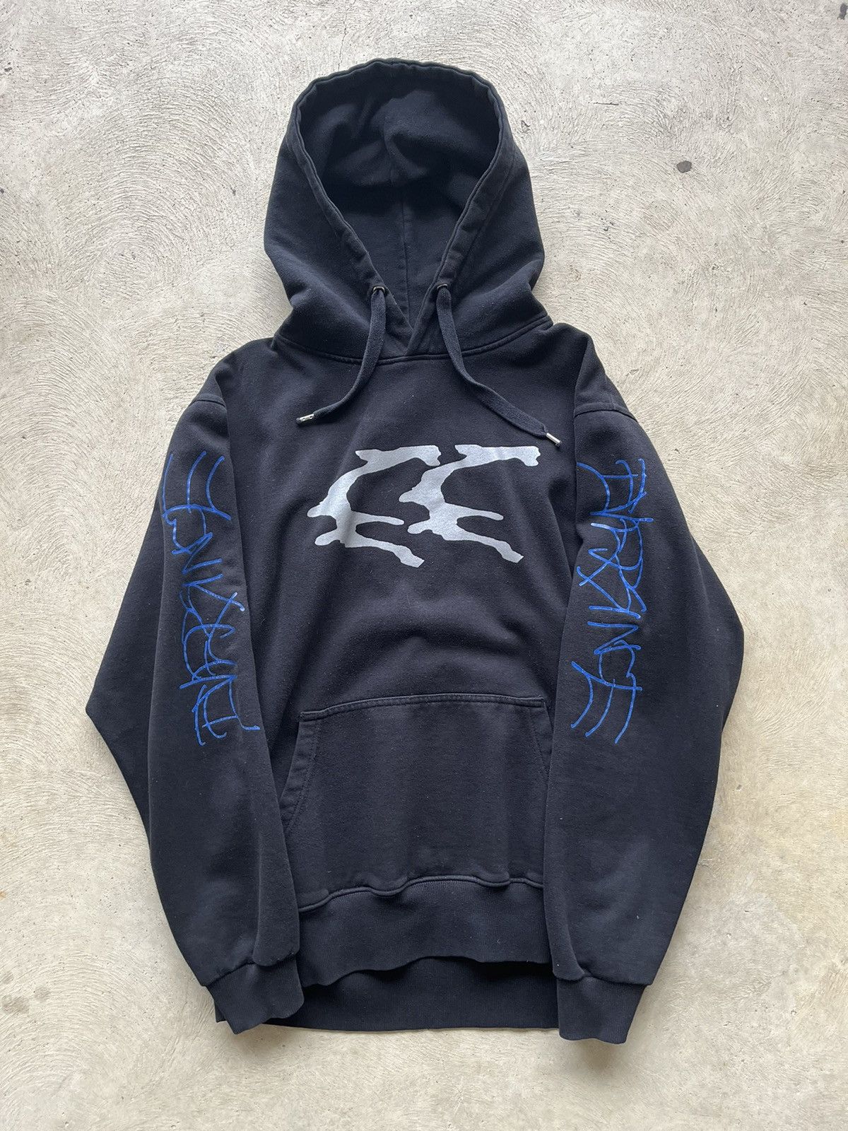 Drain Gang × Sad Boys Bladee Eversince Hoodie Black | M | Grailed