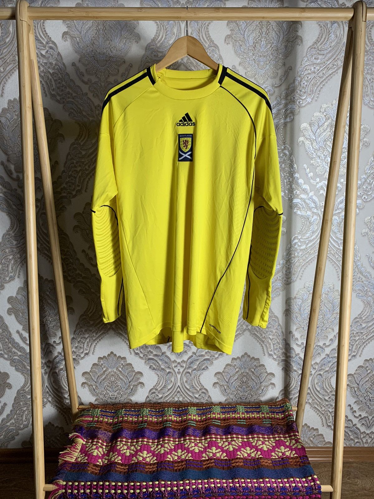 Adidas × Vintage VINTAGE ADIDAS SCOTLAND GOALKEEPER SOCCER JERSEY Y2K RETRO | Grailed