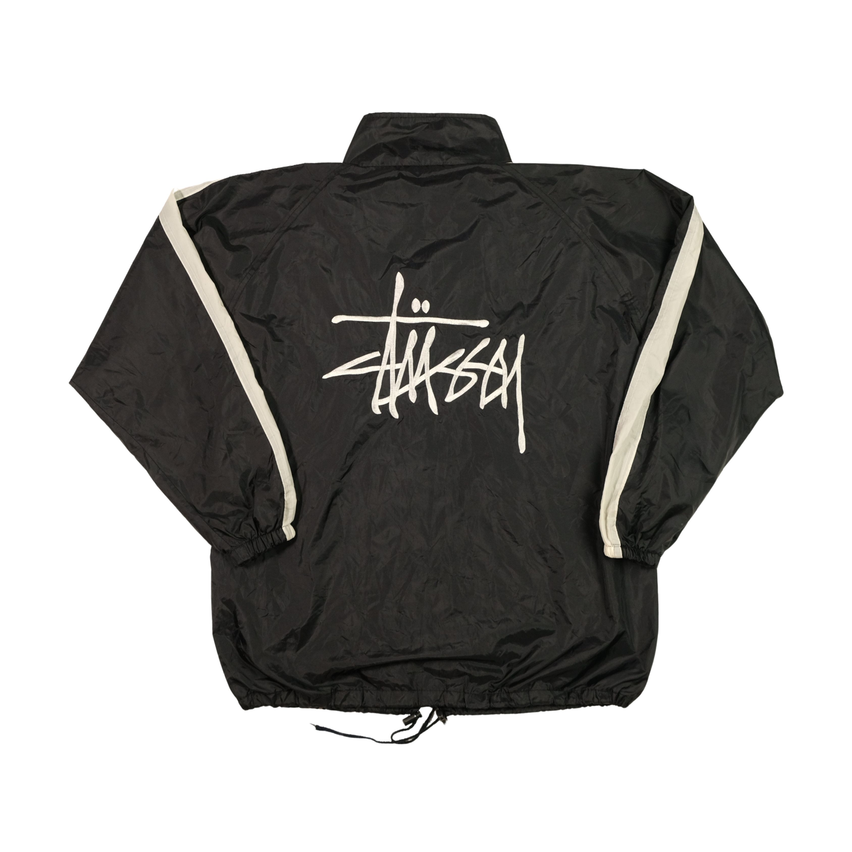 Stussy Stussy Sport Vintage Black Windbreaker Jacket Large | Grailed