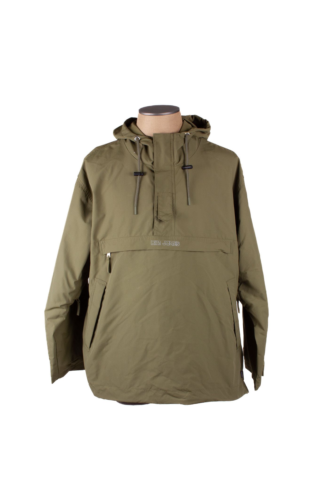 Converse CONVERSE x KIM JONES OLIVE NYLON HOODED ANORAK | Grailed
