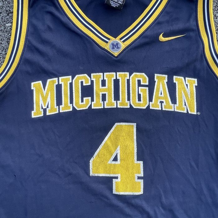 Nike vintage nike michigan basketball jersey | Grailed