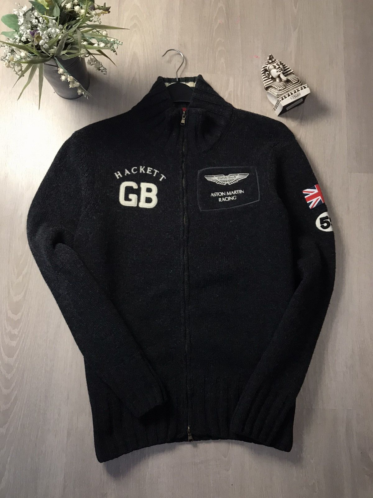 Hackett × Streetwear × Vintage Hackett Aston Martin Great Britain zip ...
