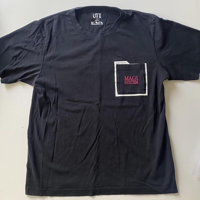 Uniqlo Uniqlo x Evangelion MAGI pocket shirt | Grailed