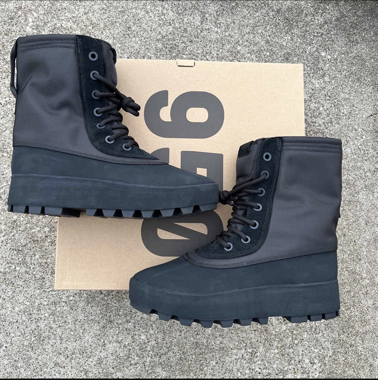Adidas × Kanye West Adidas Yeezy 950 Boots ‘Pirate Black’ 2023 | Grailed