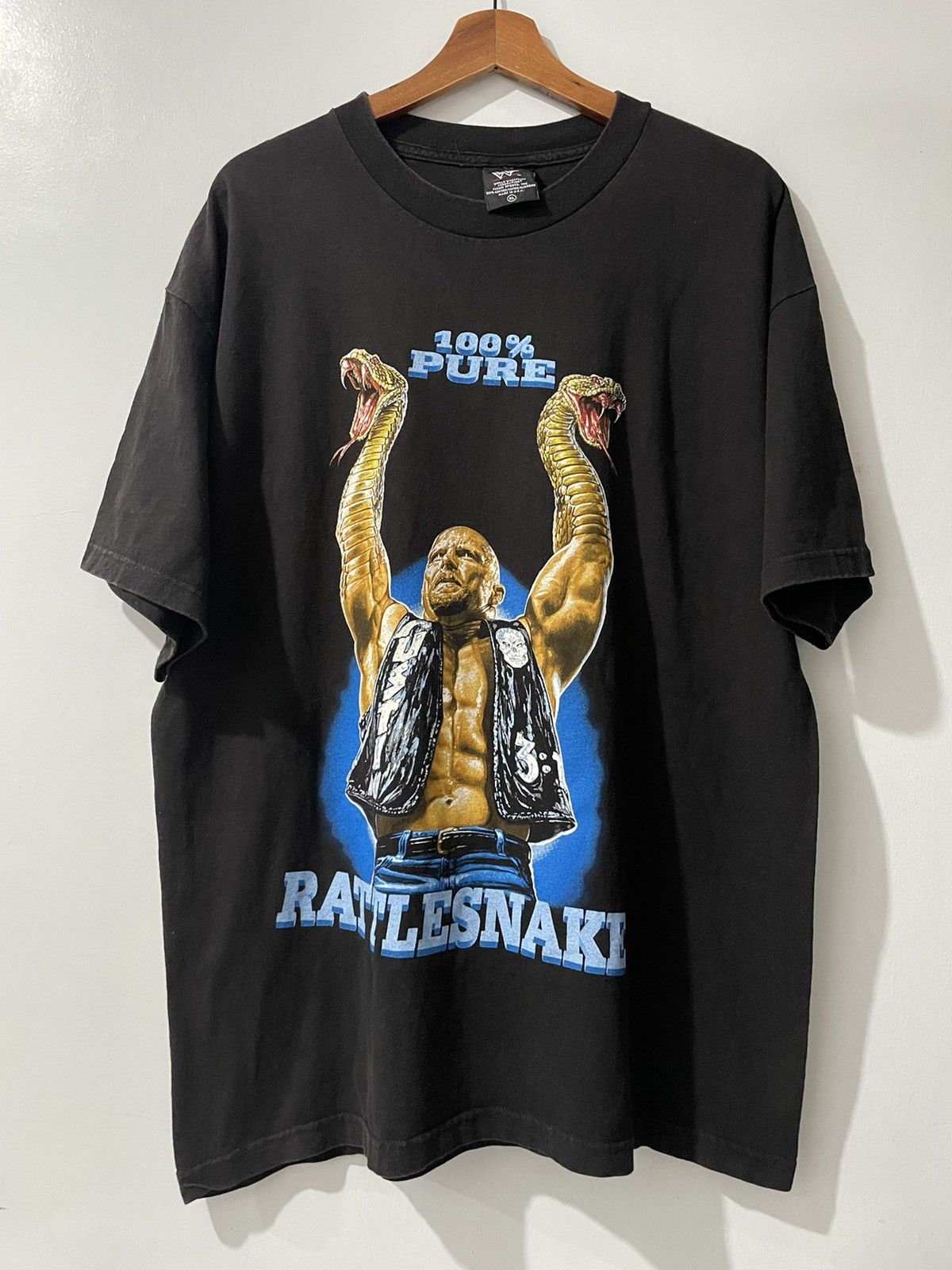 Vintage Vintage Stone Cold Steve Austin 100% Pure Rattle Snake 1998 ...