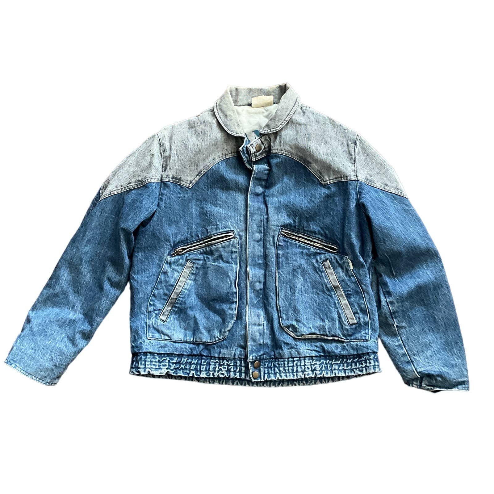 Urban Equipment Vintage 80's Jeans Denim Jacket Large Marty Mcfly BTTF ...