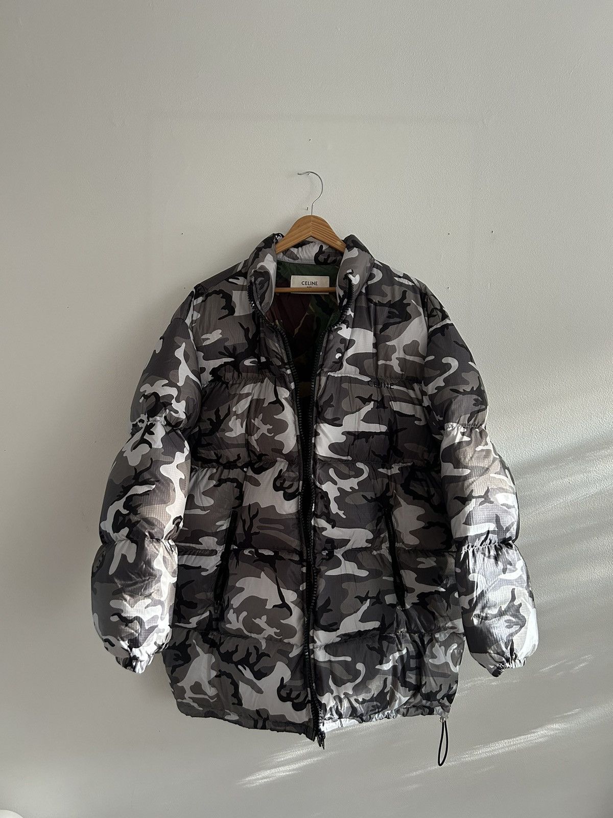 Celine CELINE CAMO PUFFER PARKA JACKET FW22 | Grailed