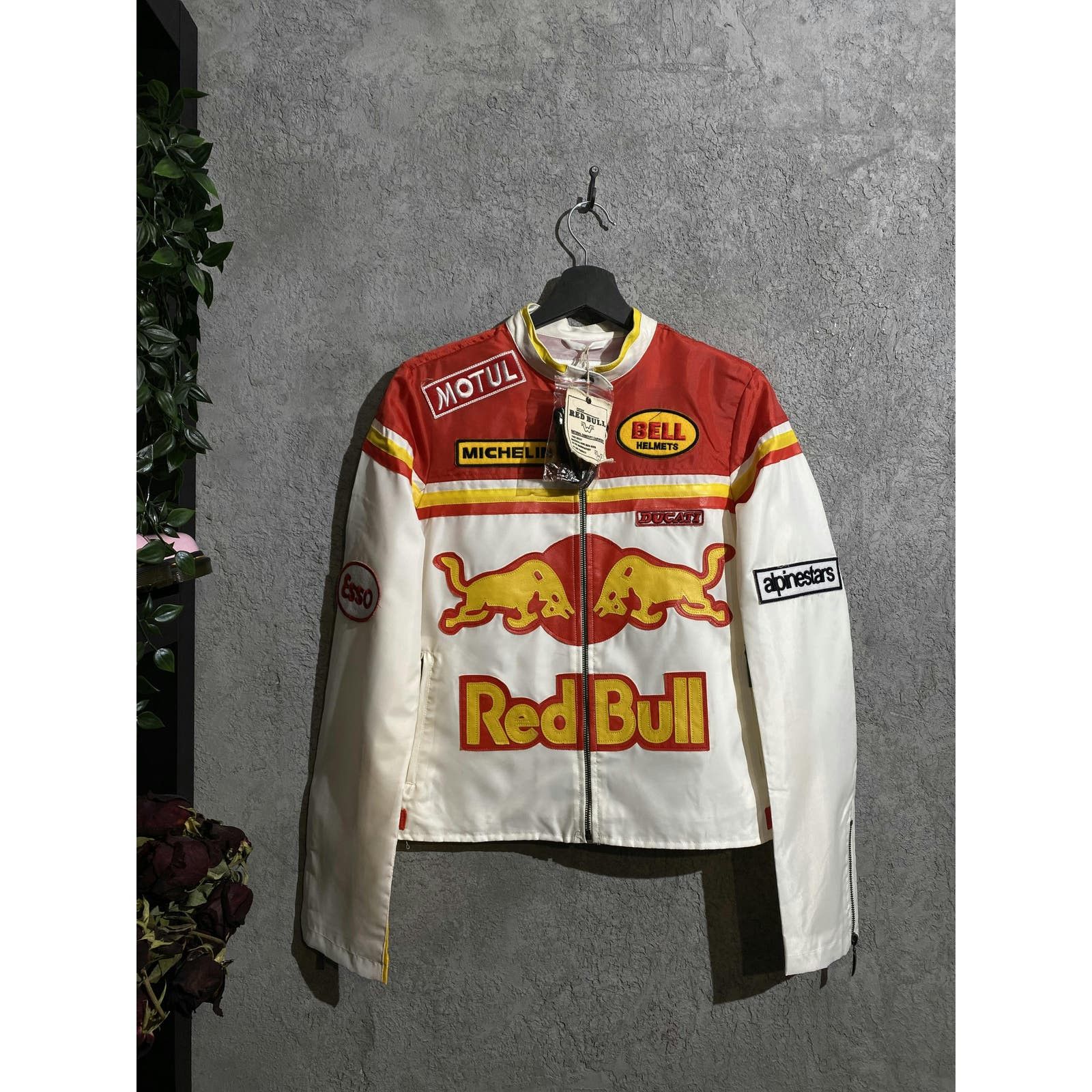 Red Bull × Vintage 🐂 VINTAGE RED BULL LEATHER JACKET PARIS LATE 90s Y2K ...