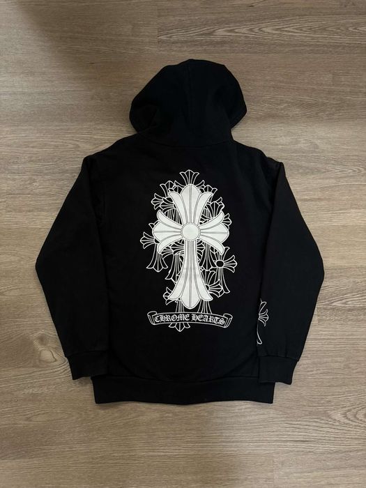 Chrome Hearts Chrome Hearts multi cross zip up hoodie | Grailed