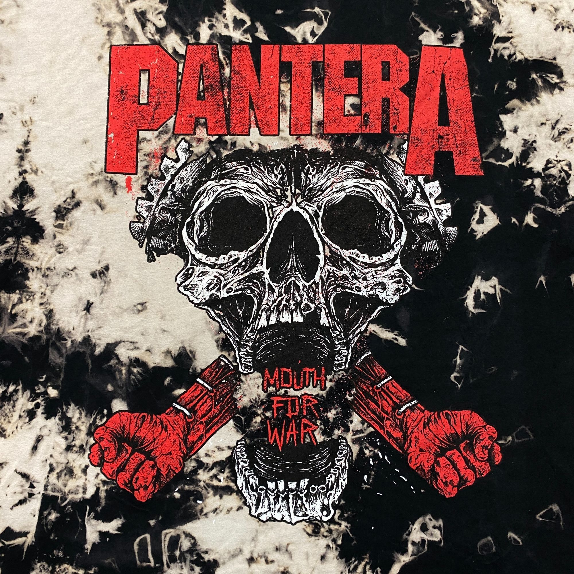 Very Rare Pantera Mouth for War Heavy Metal Oversized Bleach Dye 3X | Grailed