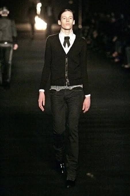 Dior AW06 Dior X Hedi slimane Cummerbund Jeans | Grailed