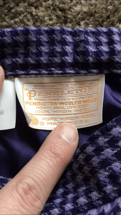 Pendleton Vintage purple Pendleton 3 piece suit set | Grailed