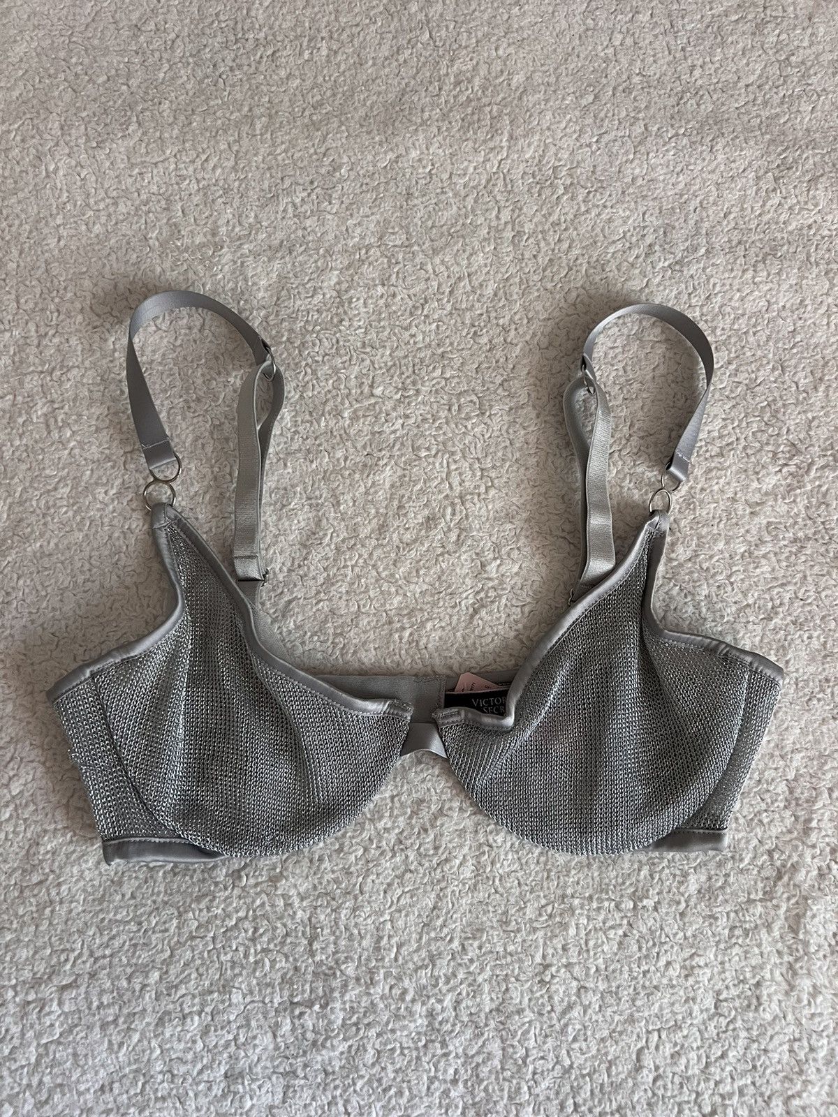 Victoria's Secret Victoria's Secret Silver Bralette | Grailed