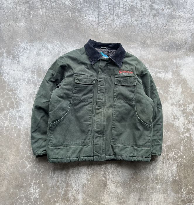 Vintage Vintage Forest Green Canvas Work Jacket | Grailed