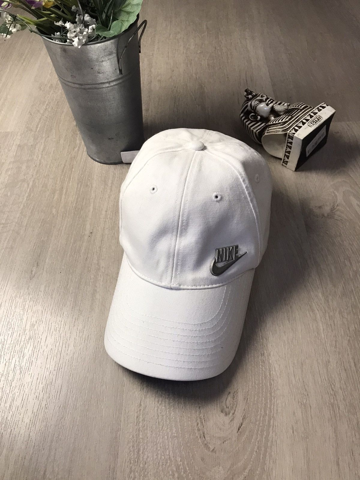 Nike × Streetwear × Vintage Vintage Nike Metal logo cap hats | Grailed