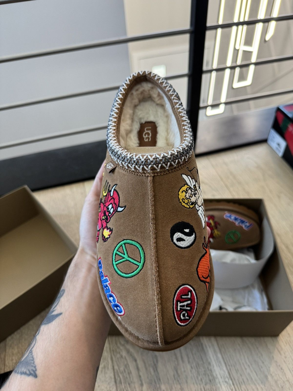 Palace × Ugg UGG x Palace Tasman Slipper | Grailed