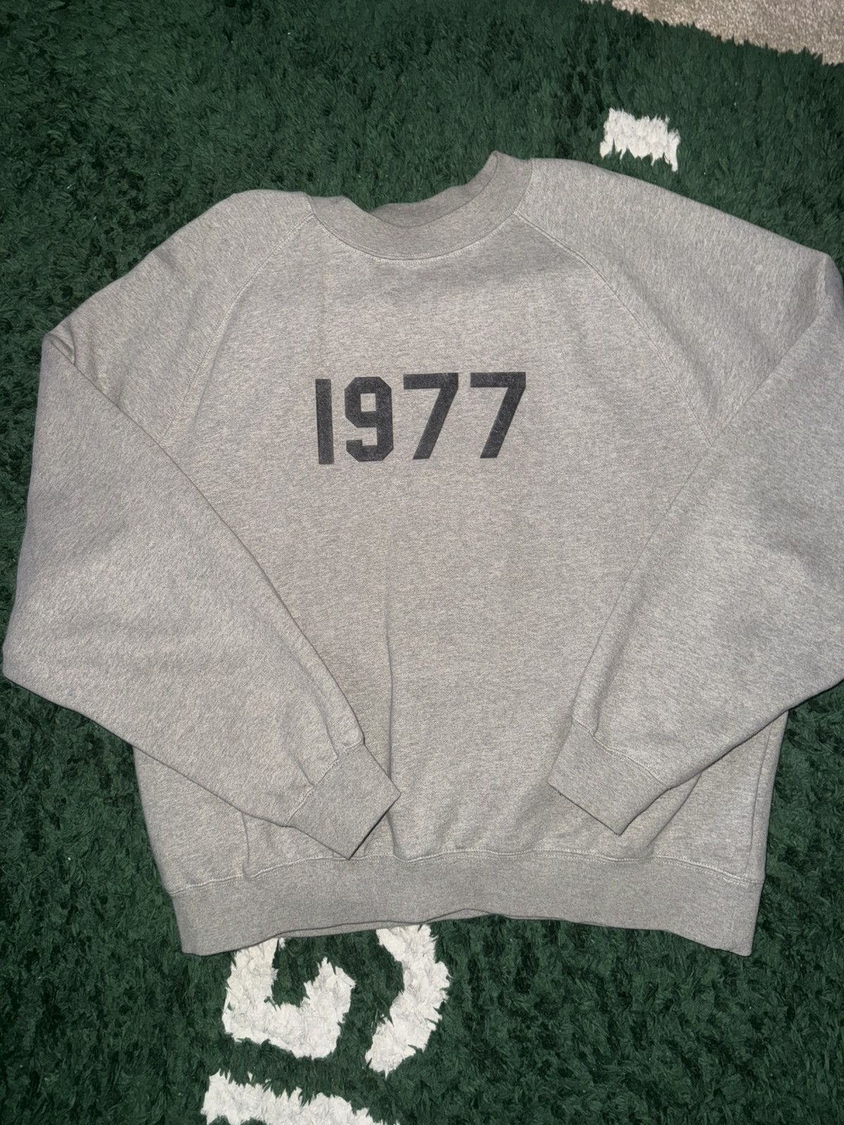 Essentials Fear of God Essential Grey 1977 Sweatshirt | Grailed