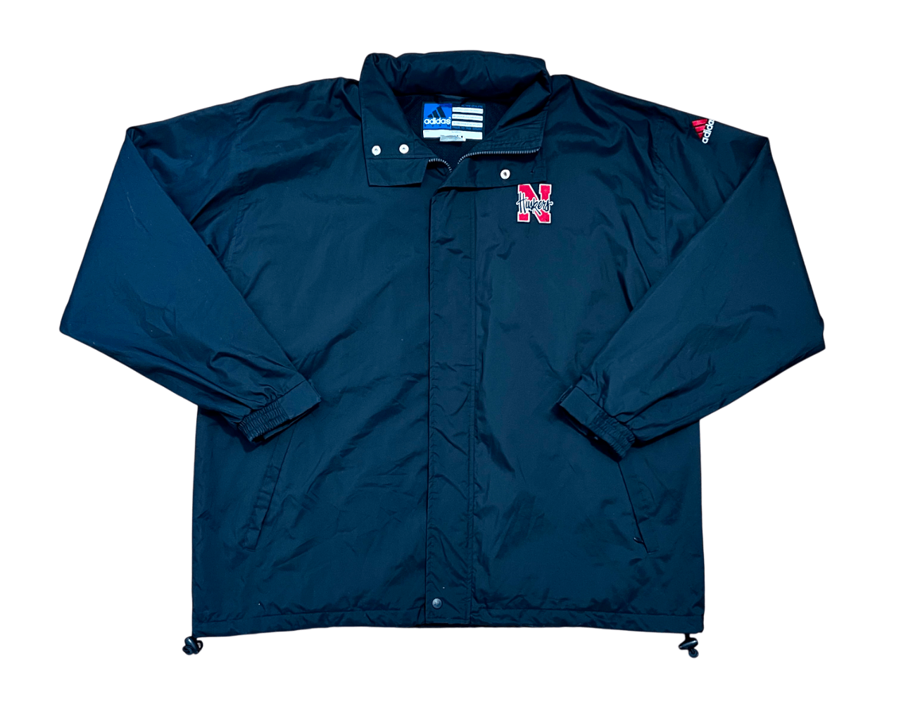 Adidas Nebraska Huskers Adidas Team Vintage Track Jacket | Grailed