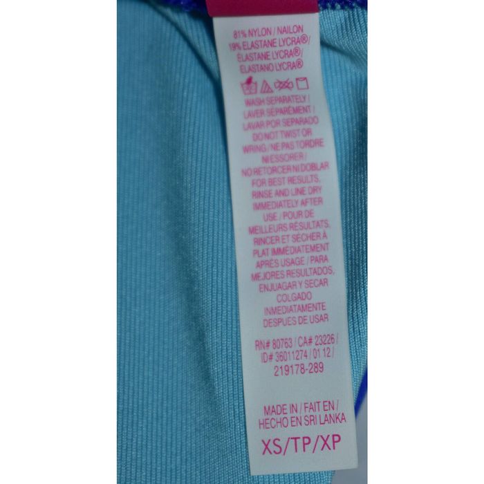 Victoria's Secret NEW VICTORIAS SECRET Blue Removable Pad Bikini Swim ...