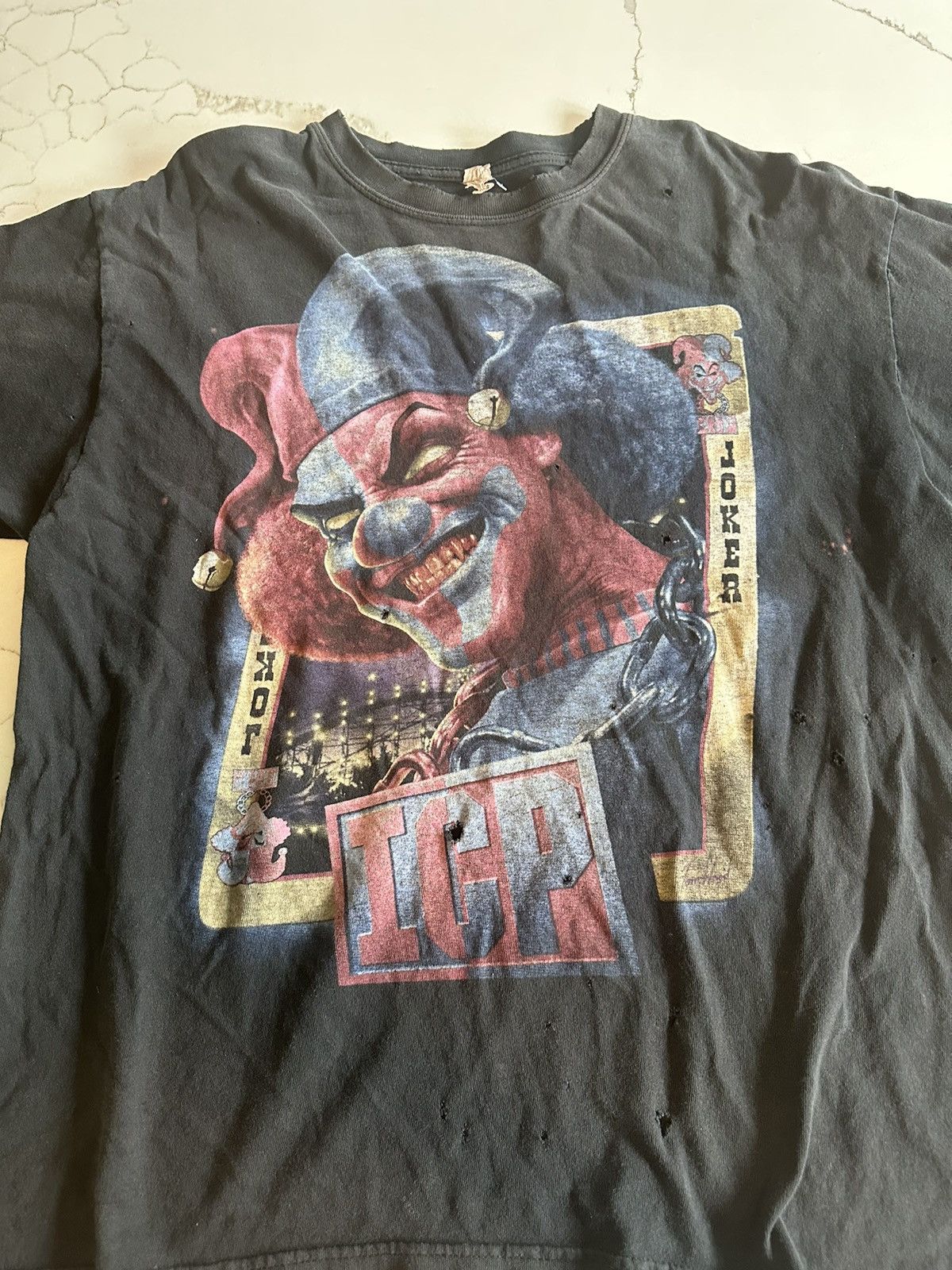 Band Tees × Rap Tees × Vintage 1998 Thrashed ICP Tee | Grailed