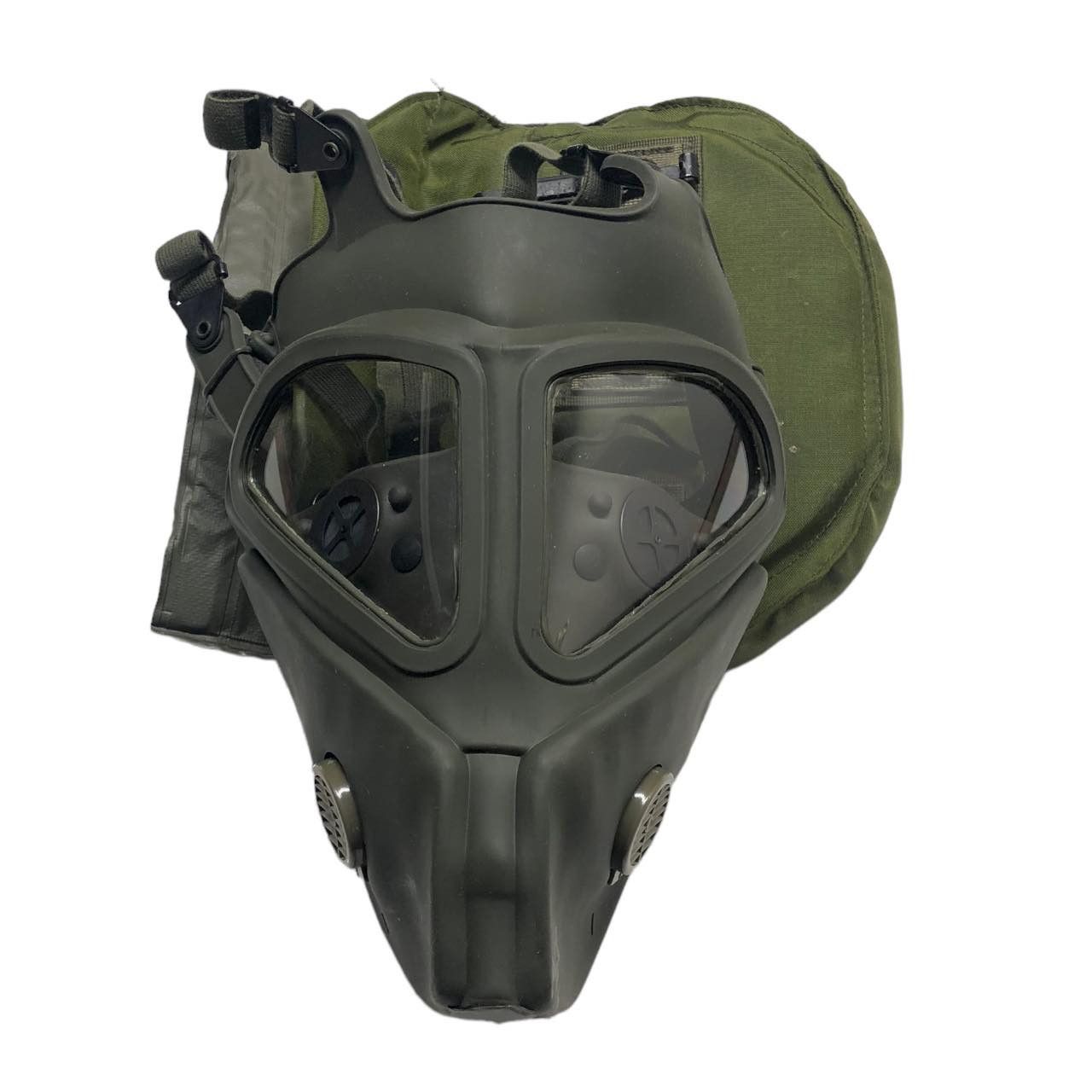 Military × Vintage Vintage Military Riot Gear Green Mask | Grailed