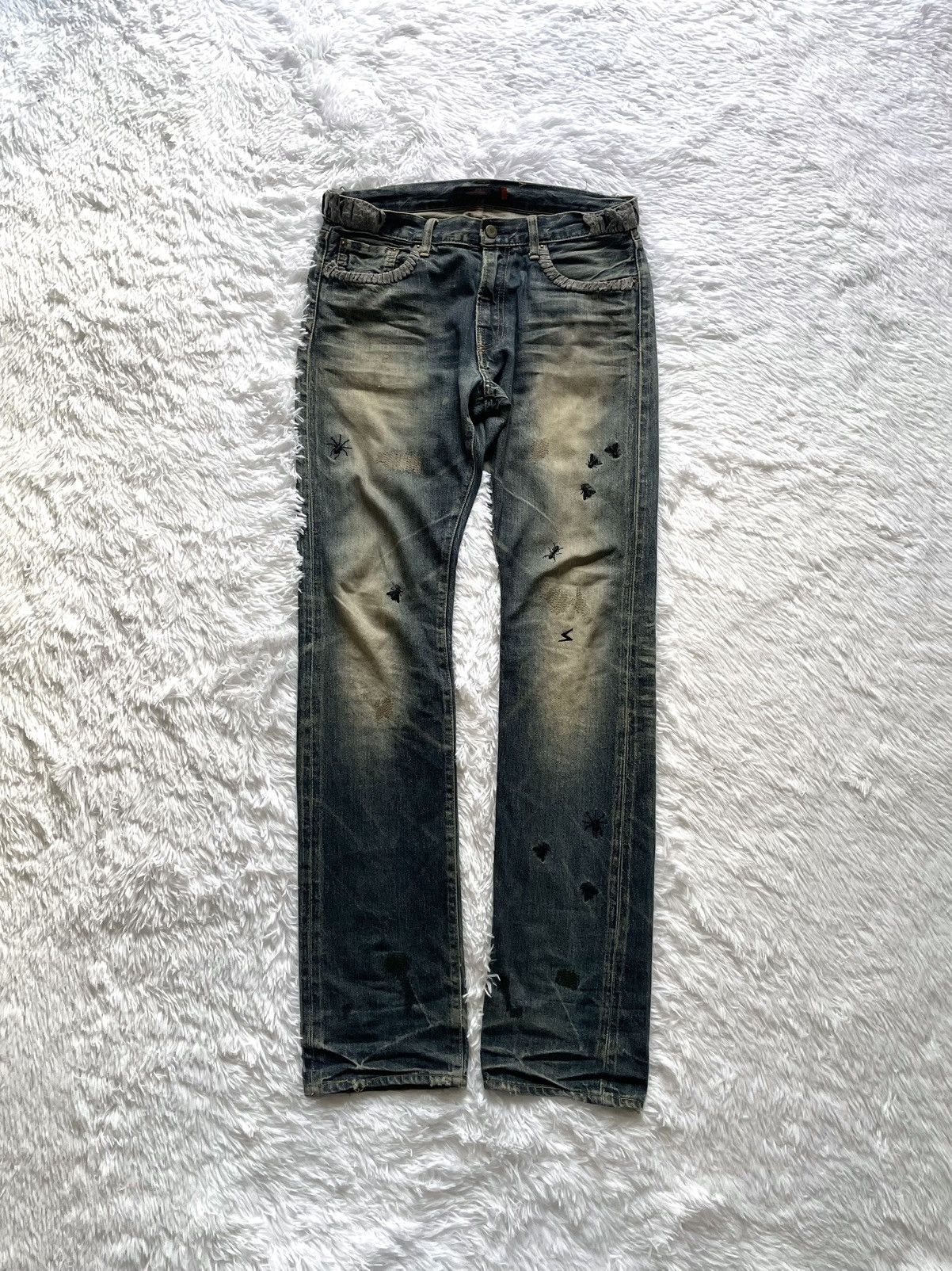Undercover Undercover AW06 Bug Denim | Grailed