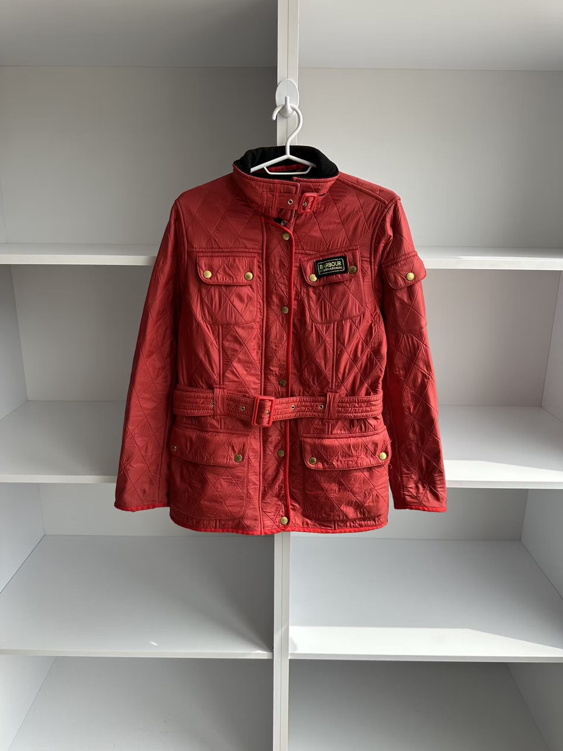 Barbour Vintage Barbour W Rainbow Red International Jacket | Grailed