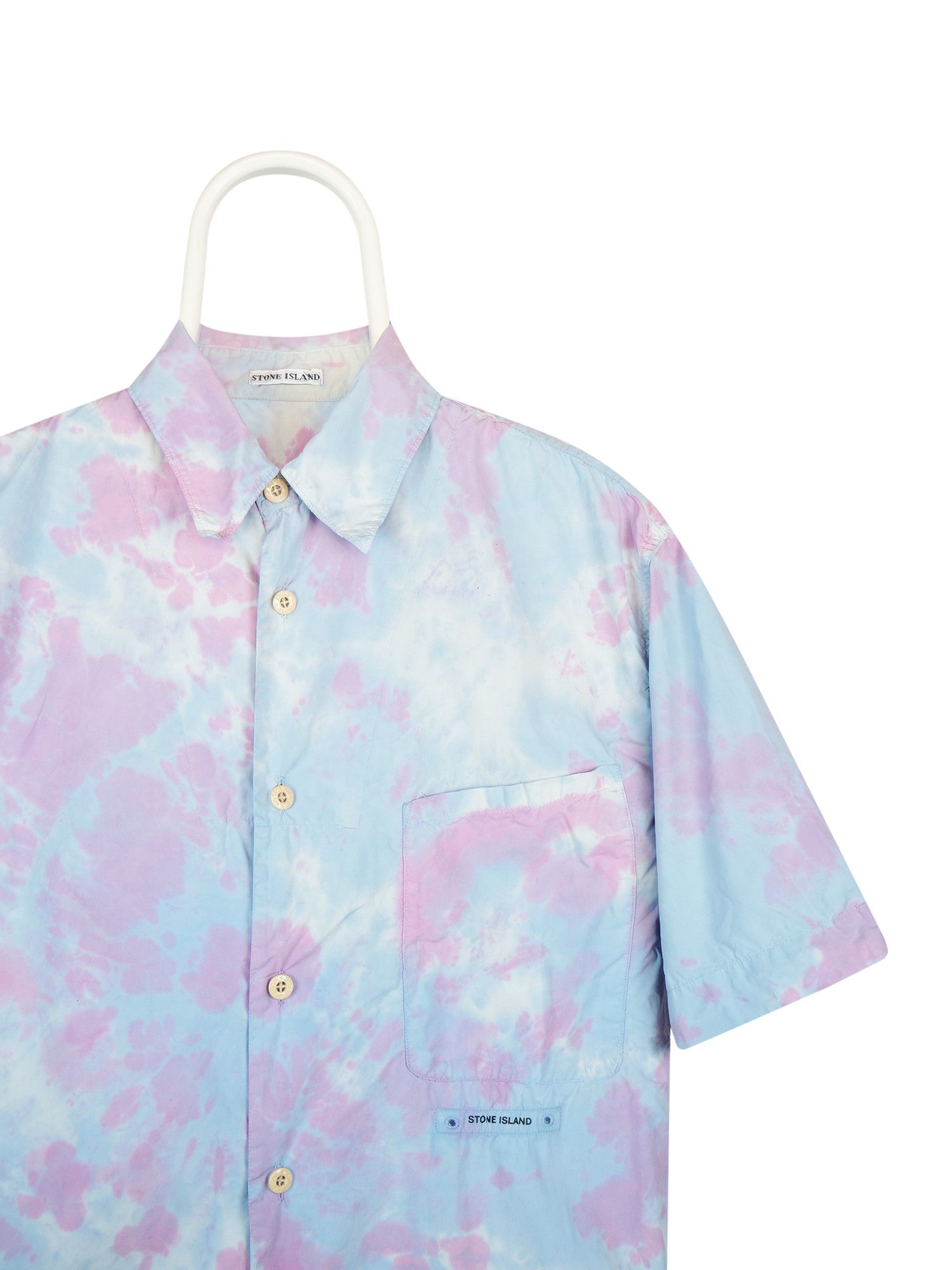 Custom × Stone Island Stone Island color dye custom shirt | Grailed