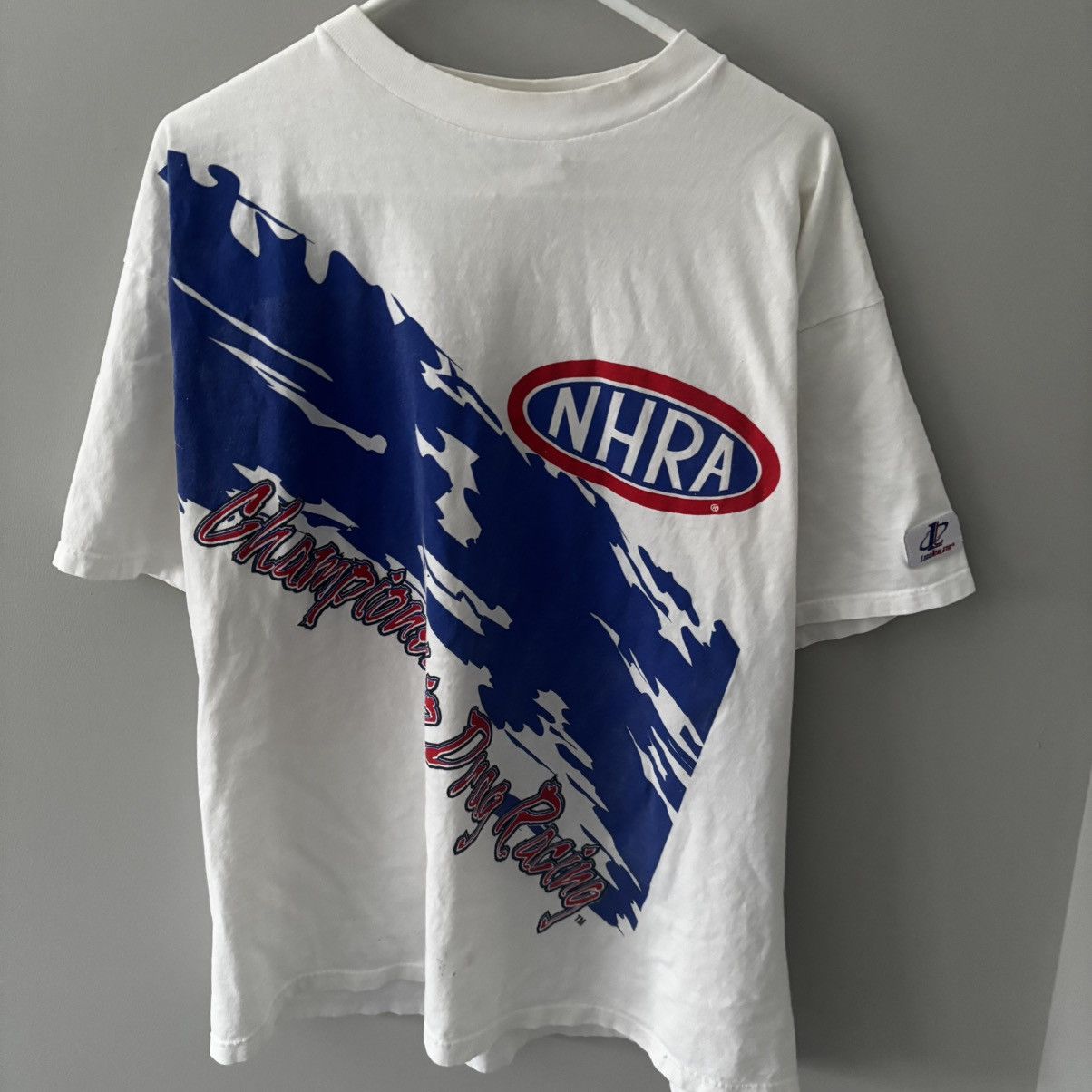 Logo Athletic Vintage 1990s Logo Athletic NHRA Drag Racing T Shirt ...