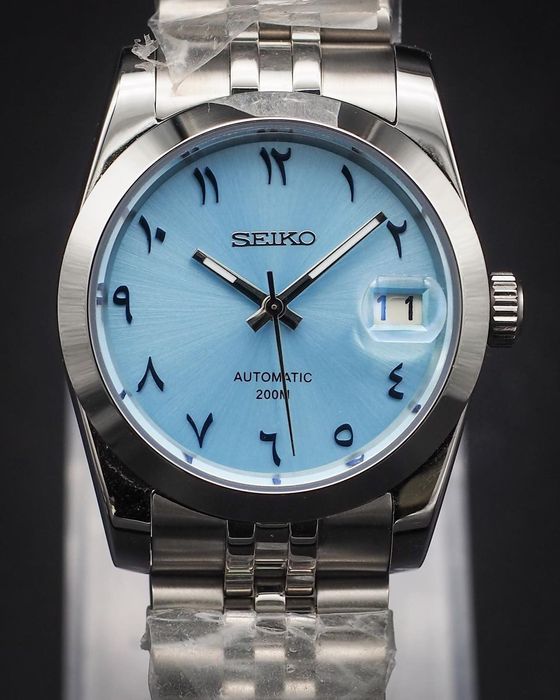 Seiko Seiko custom Arabic oyster watch | Grailed