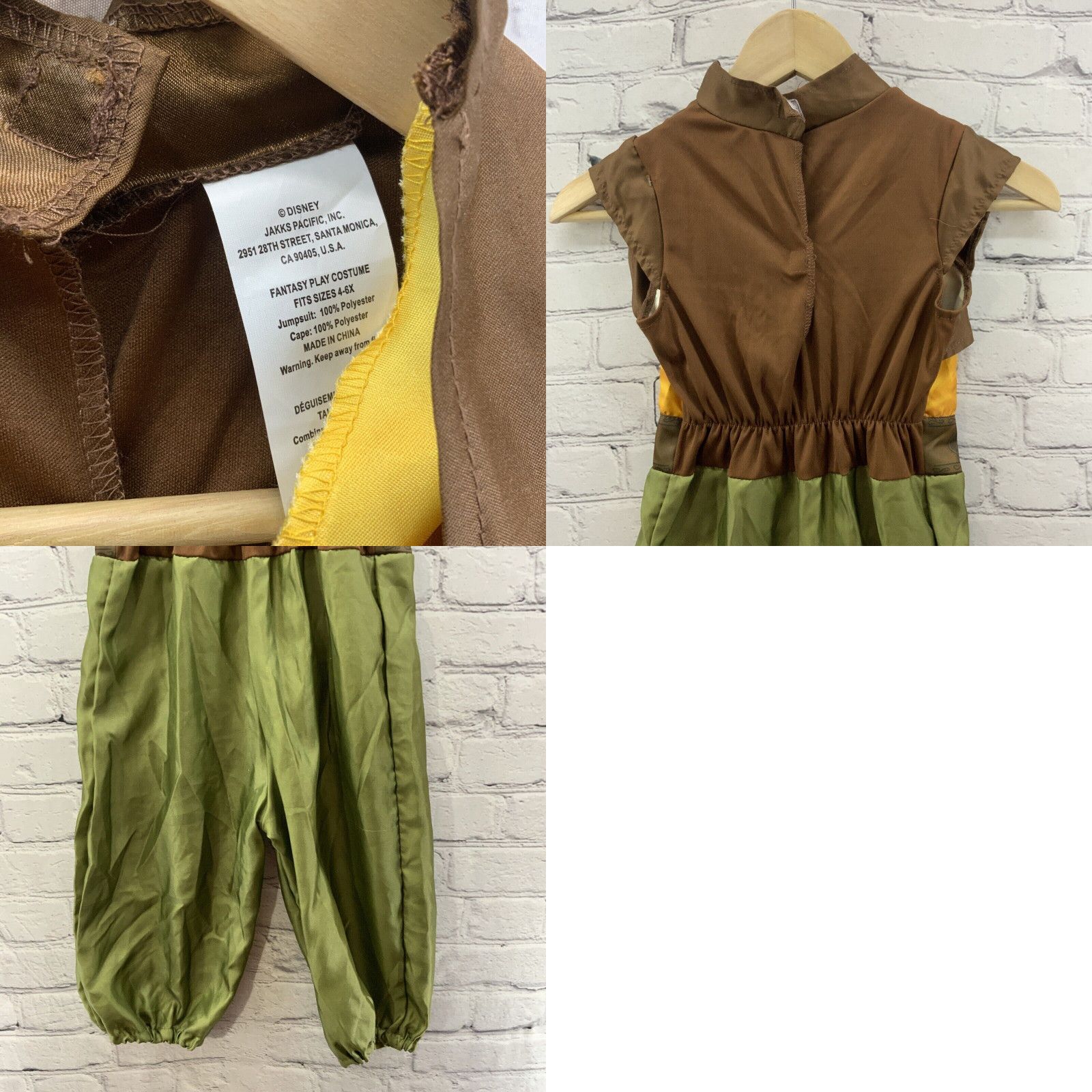 Disney Disney Raya The Last Dragon Costume Outfit Dress Up Sz 4-6X ...