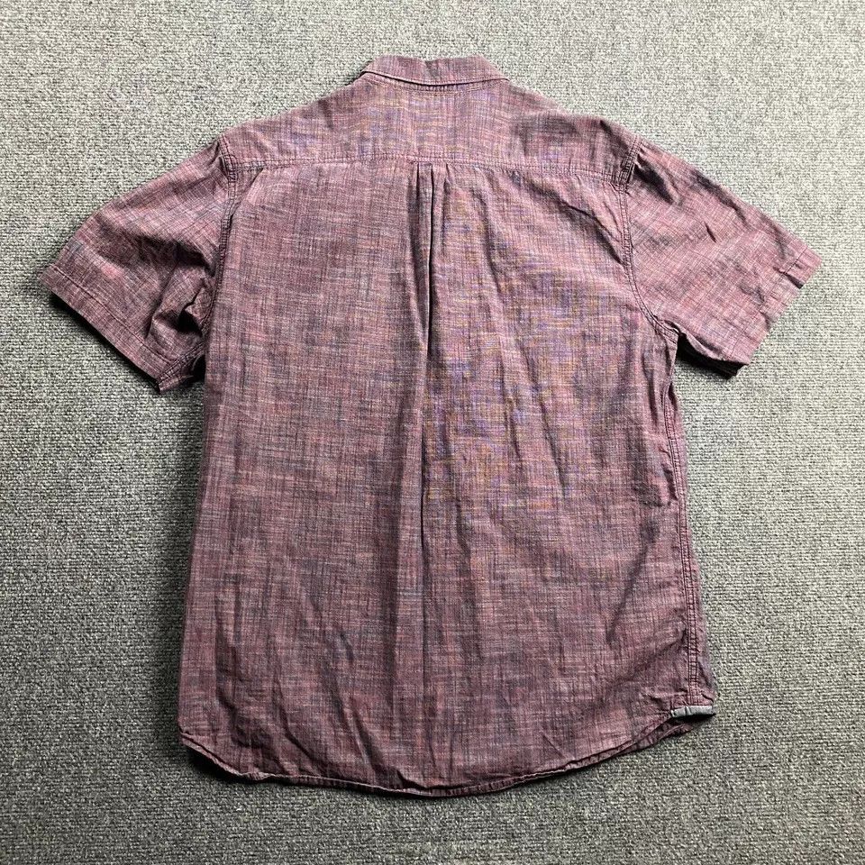 Vans Vans Shirt Men's Large Maroon Button Up Short Sleeve Adults | Grailed