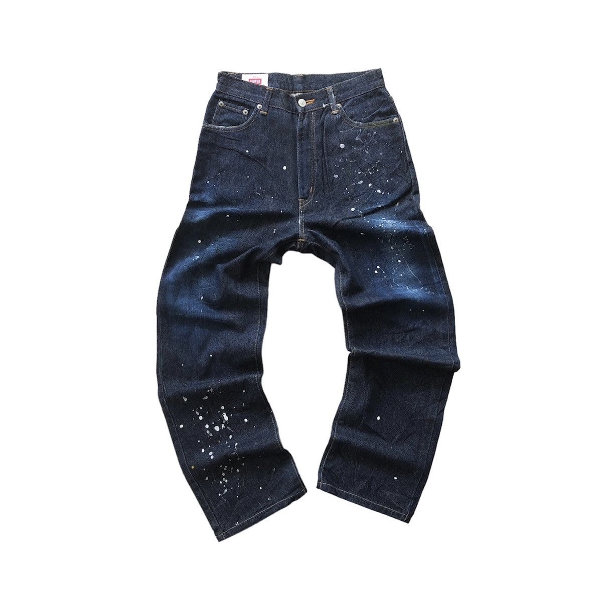 Edwin Edwin custom paint splatter jeans | Grailed