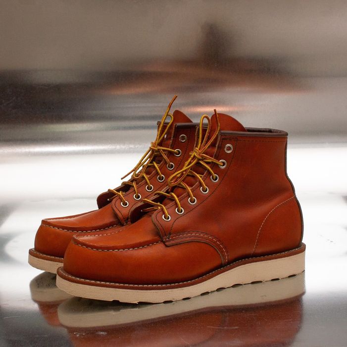Red Wing RED WING 875 Classic Moc 6-Inch Boots Leather Size: 8.5 E2 ...