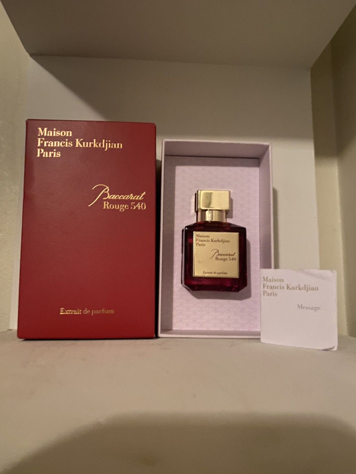 Maison Francis Kurkdjian Maison Francis Kurkdjian Baccarat Rouge Extrait de Parfum | Grailed