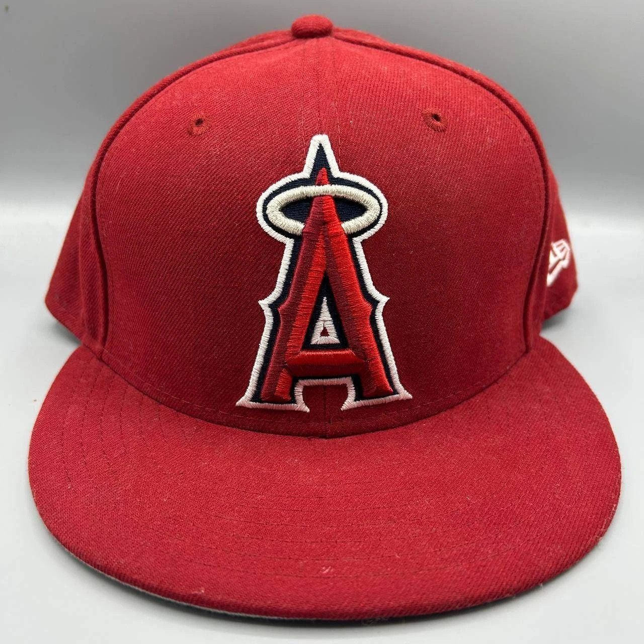 New Era Los Angeles LA Angels Hat Men Red Gray Snap Back Cap | Grailed