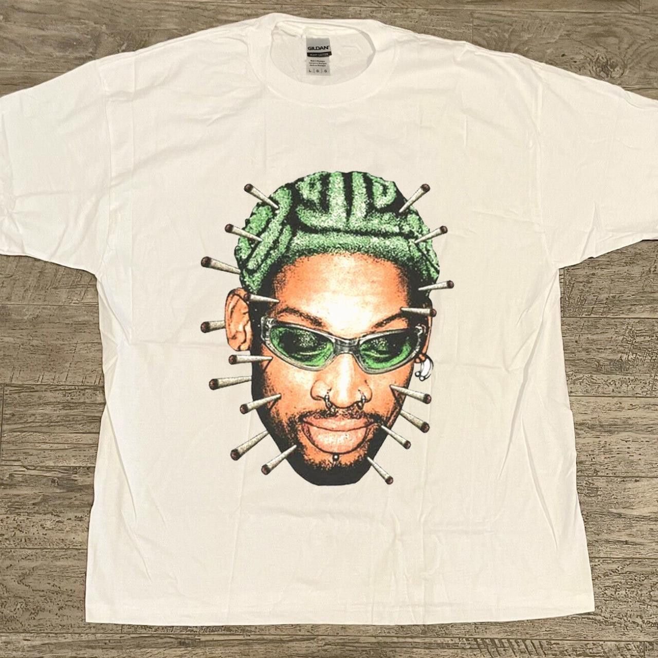 Streetwear dennis rodman big head T SHIRT | Grailed