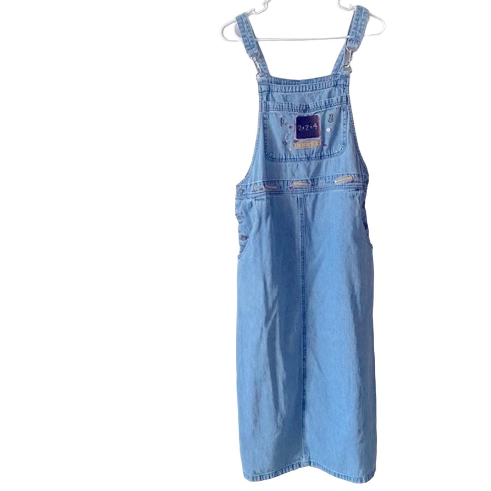 Vintage Christopher & Banks Teacher School Overalls Denim Dress | Grailed