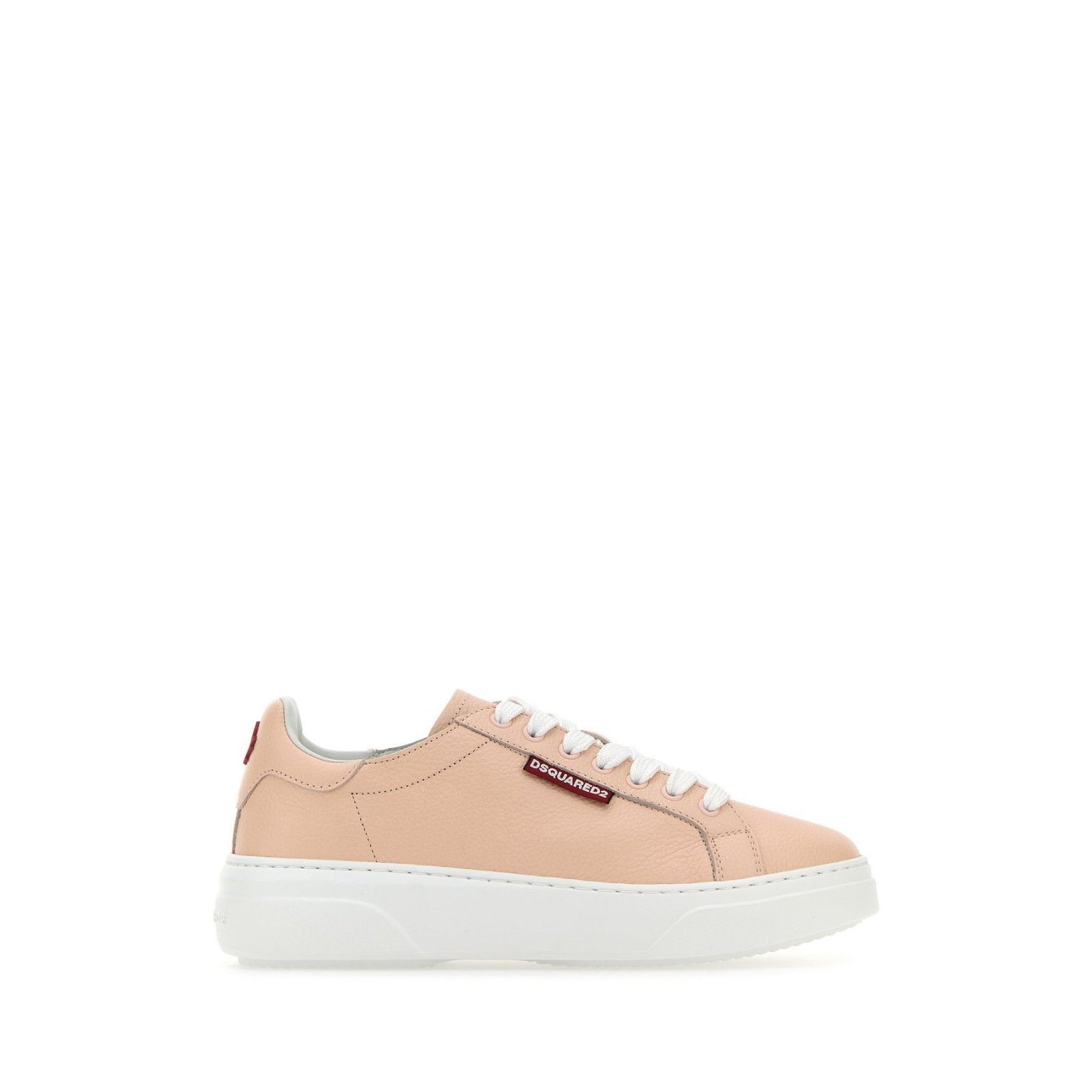 Dsquared2 DSQUARED Bumper Pink Leather Sneakers New & Authentic (Women ...