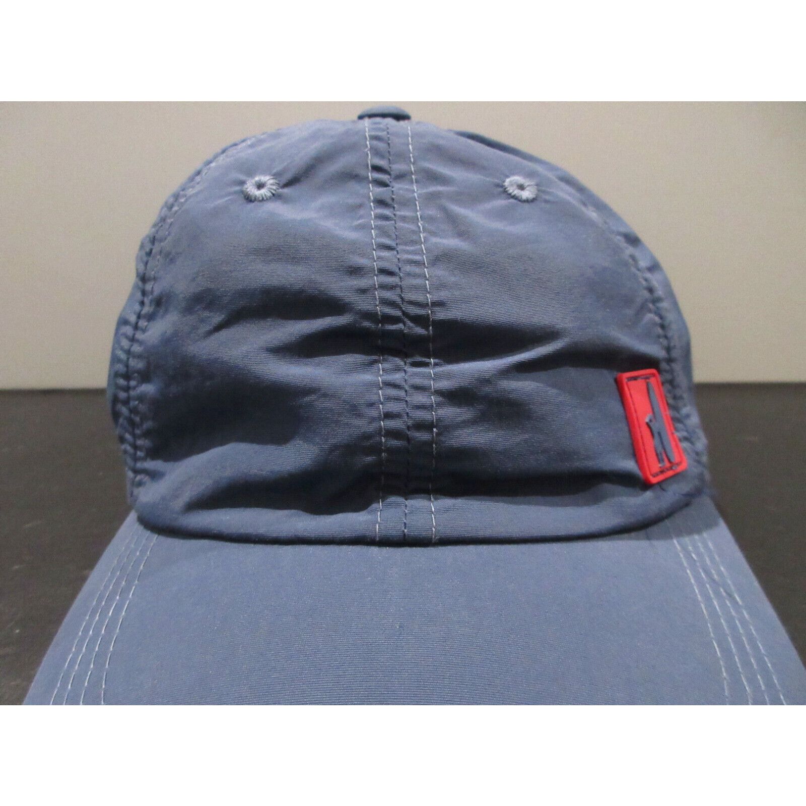Vintage Johnnie O Hat Cap Strap Back Blue Red Logo Adjustable Preppy ...