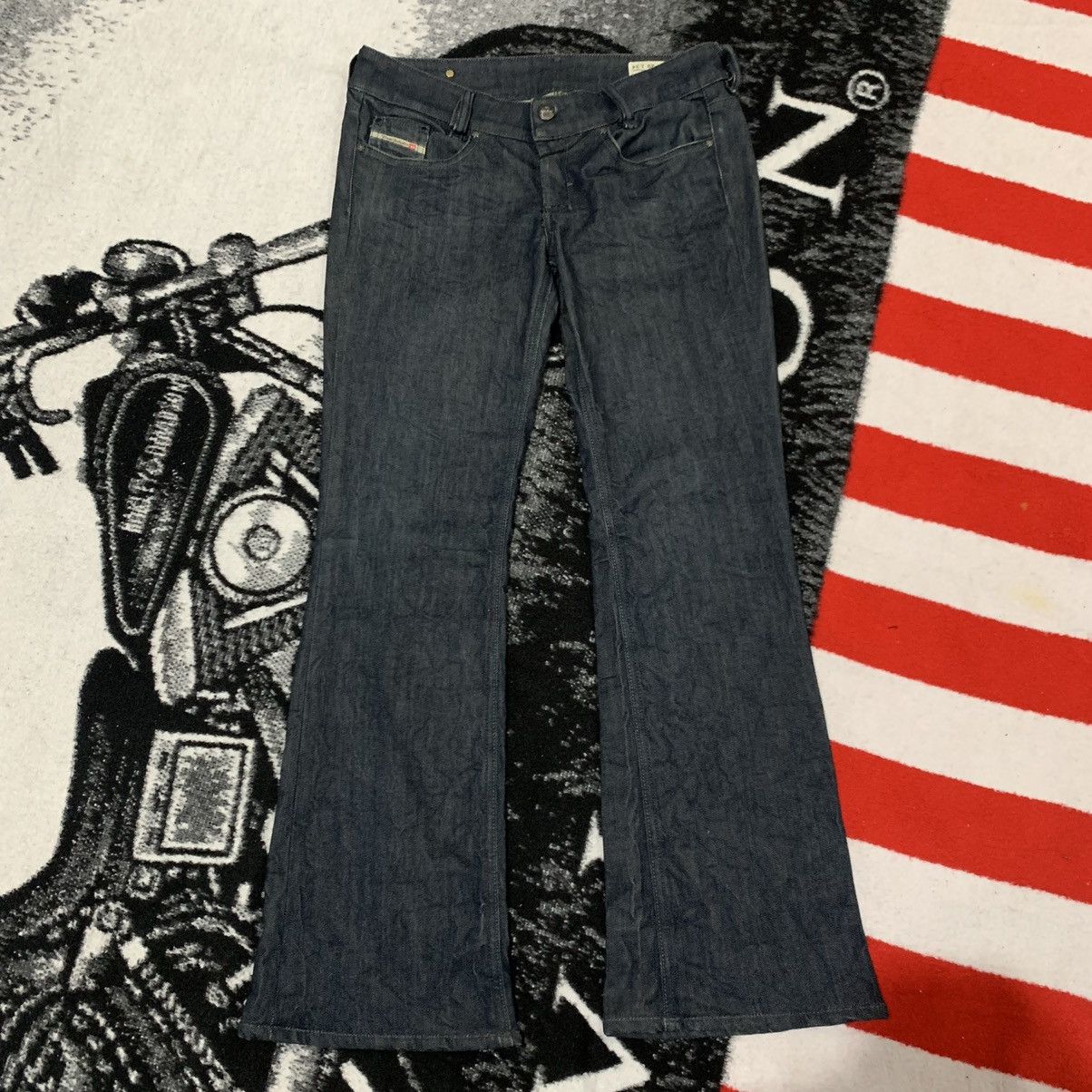 Diesel Diesel Louvely Wash 008JC Stretch Flare Jeans Made In Italy ...